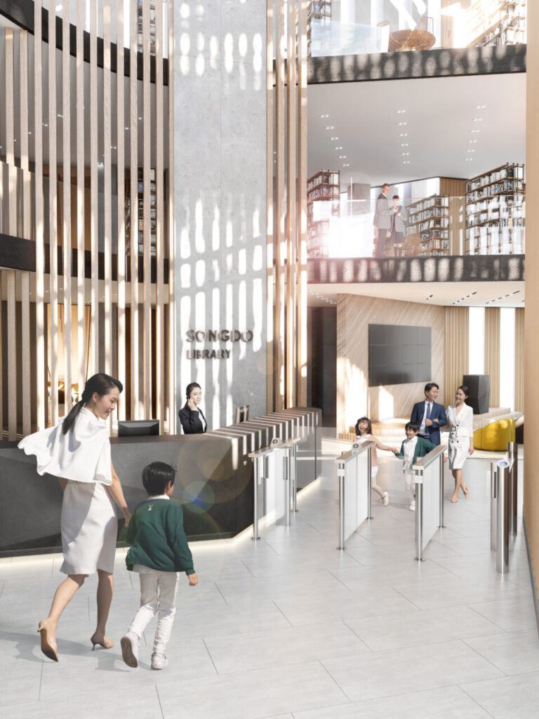 Songdo Library Competition - Emkaan